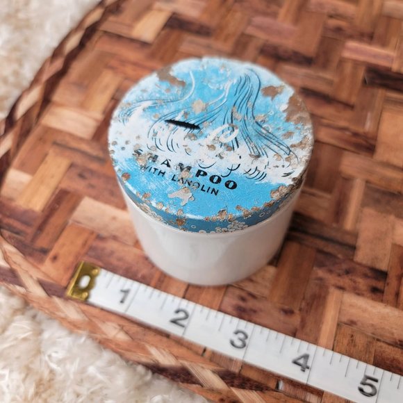 Vintage | Accents | Vintage 95s White Blue Luster Cream Shampoo With ...